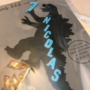 Godzilla Centerpiece Picks/ Godzilla Cake Topper / Dinosaur Party READY ...