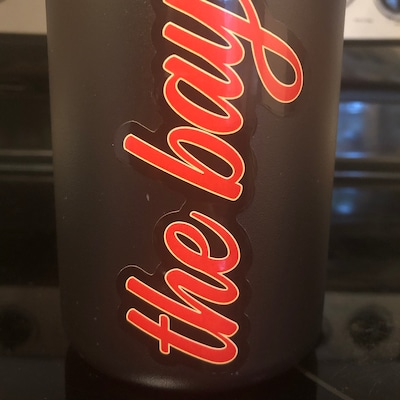 The Bay Die Cut Sticker Red/gold Bay Area SF Niners 49ers - Etsy