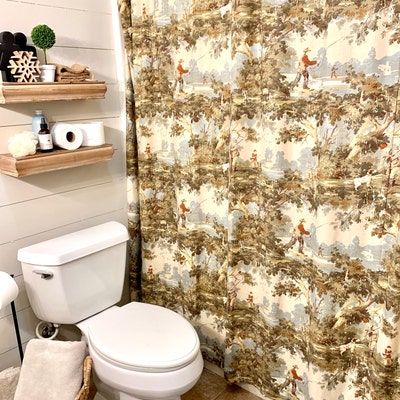 Pinch Pleated Curtain Panels Pair in Cathell Clay Medallion - Etsy