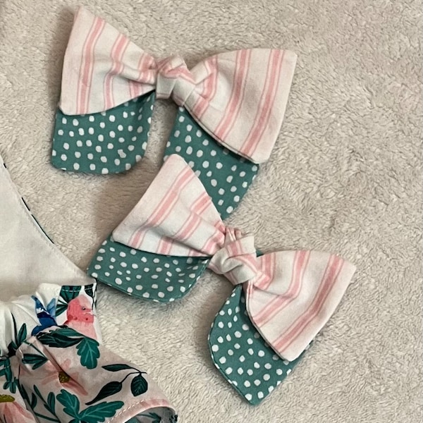 Hair Bow Pattern, 2 Sizes PDF Baby Bow Pattern, DIY Hair Bow, Baby Hair ...