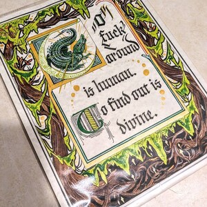 Spiders Georg Meme Calligraphy Prints - Etsy