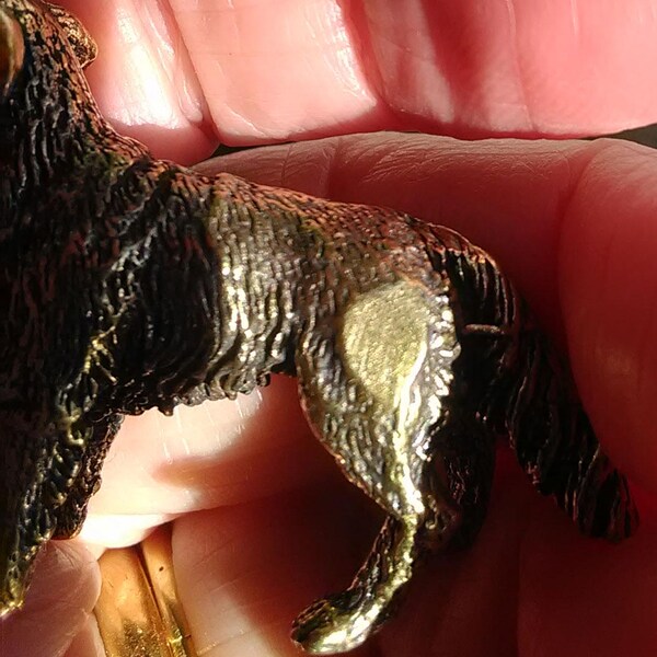 Little Hummingbird Miniature, Solid Brass Flying Bird Figurine, Curious ...