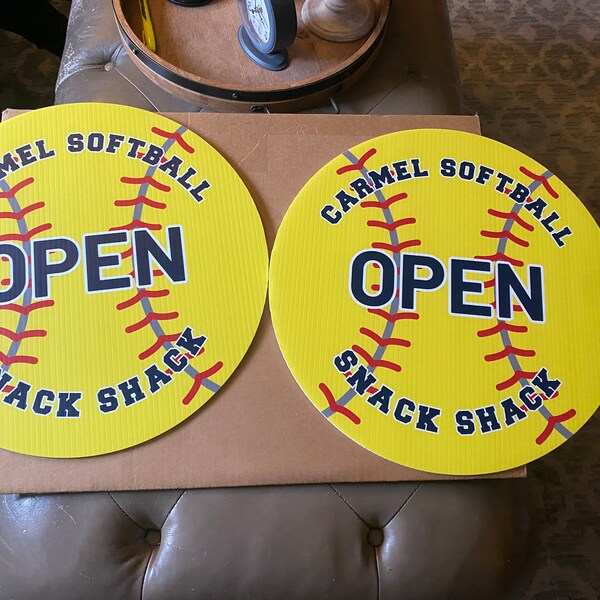 Softball Yard Signs Personalized With Team, Name, Number, & Year - Etsy