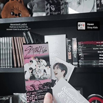 Stray Kids Ticket Souvenir BST Hye Park Festival Inspiration - Etsy