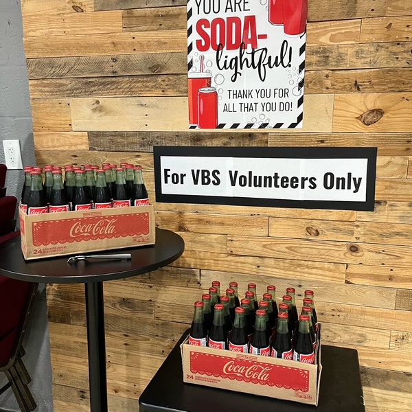 Soda Appreciation Printable,you Are Soda-lightful,soda Table Sign,nurse ...