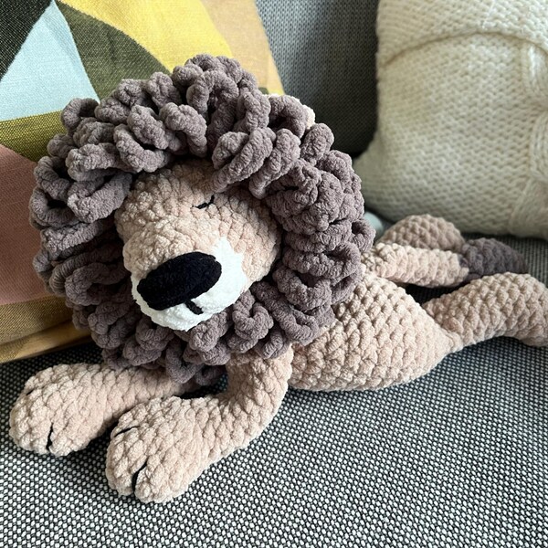 Sleepy Lion Rag Doll Crochet Pattern / Ragdoll / Zoo Animals / Safari ...