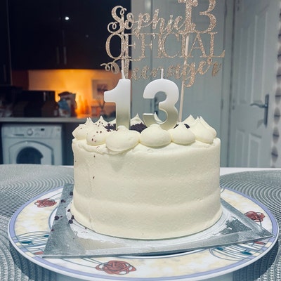 Personalised Anniversary Cake Topper, 30th Wedding Anniversary Cake ...