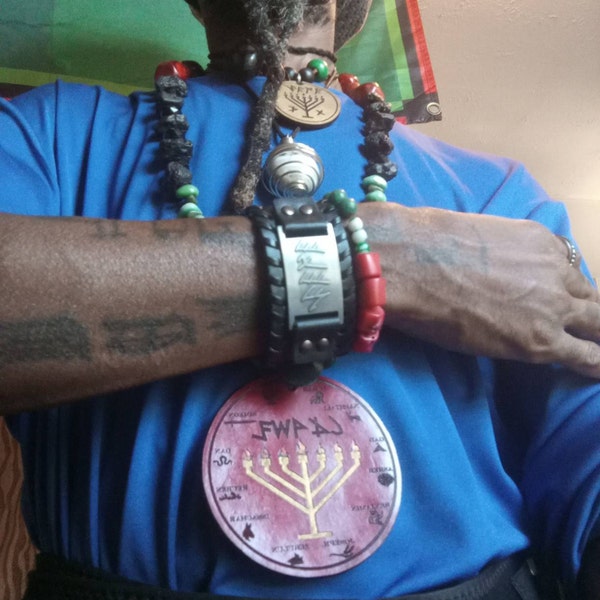 Paleo Hebrew Leather Cuff Bracelet YHWH, Paleo Hebrew Jewelry, Yahuah ...