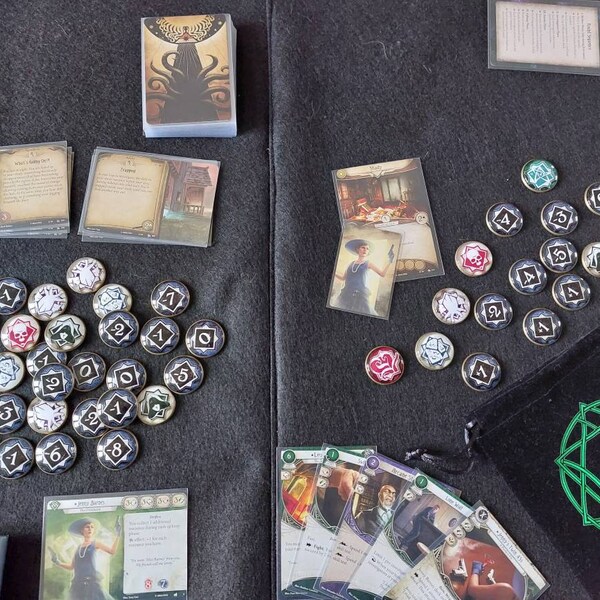 Arkham Horror LCG Chaos Tokens | Custom Grunge Design by Titan Tokens ...