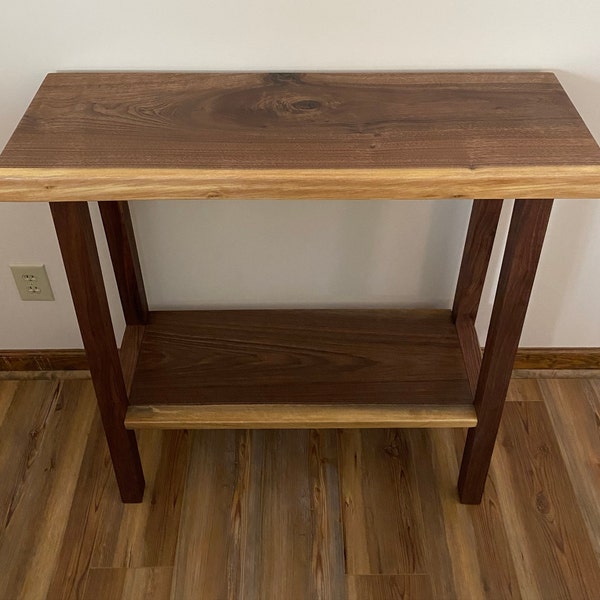 Solid Bird's Eye Maple and Cherry Entry Table - Console Table – Sofa Table – Side Table – Accent ...