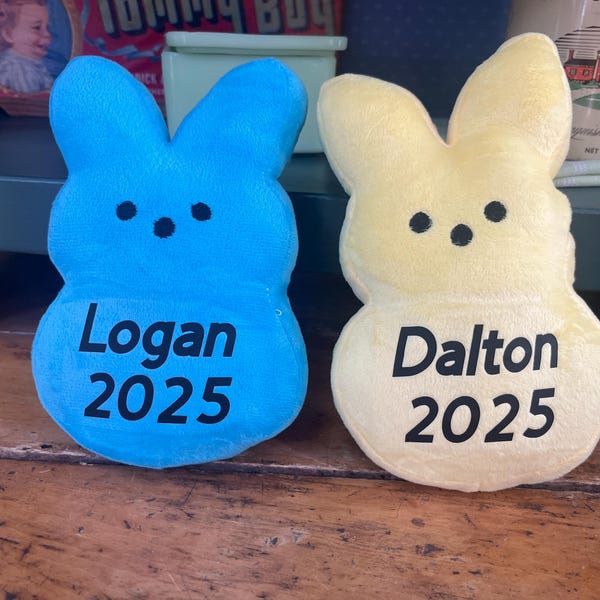 Stuffed Peeps Personalized - Etsy