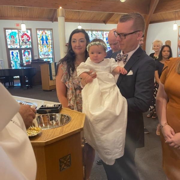 Irish Linen and Celtic Embroidered Christening Gown in Irish Linen: the ...