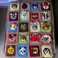 Jaws Crochet Granny Square Pattern Crochet Shark Granny Square Granny ...