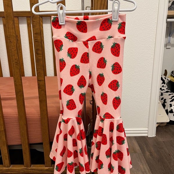 Flare Leggings Pattern, Flared Pants Pattern PDF, Girls Bell Bottom ...