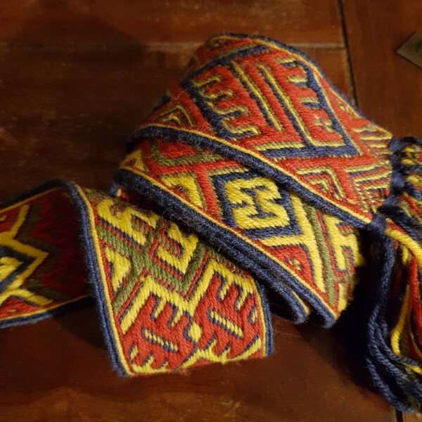 Silk Tablet Weaving Belt / Trim for Medieval or Fantasy Costume ...