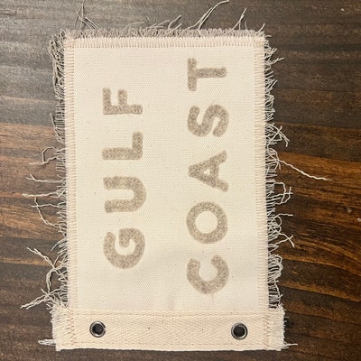 Vintage Inspired Locals Only Canvas Banner Camp Flag Dark Midnight Blue ...