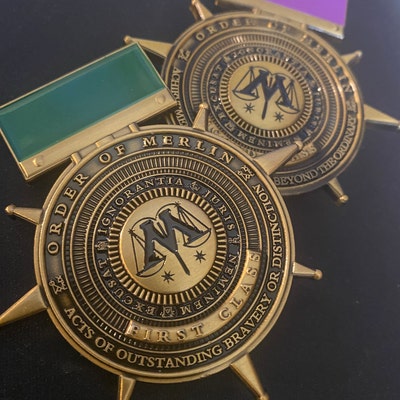 Merlin Replica Award Second Class Replica Prop 1st Edition - Etsy