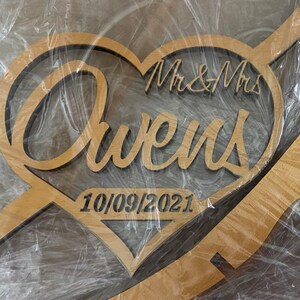 Hearts Form Simple Wedding Sign, Wedding Guest Book, Guest Book ...