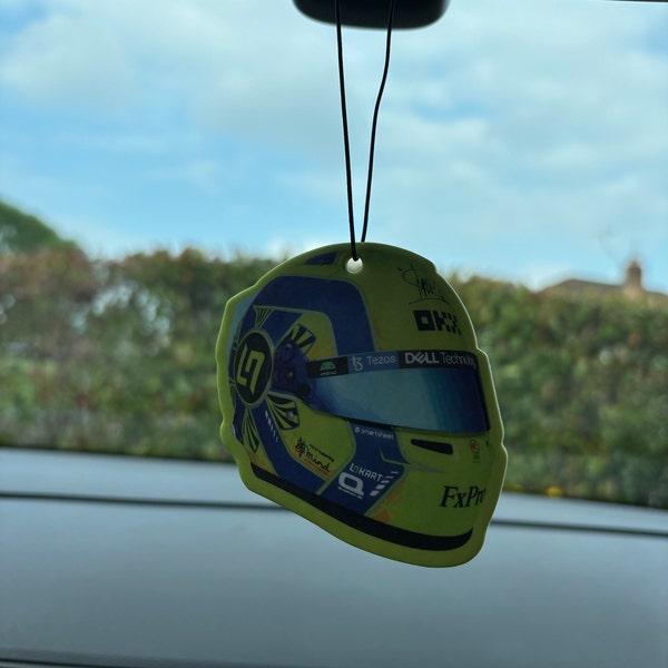 F1 Car Air Freshener, F1 Accessories,, Ricciardo, Leclerc, Sainz Chilli ...