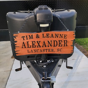 Personalized Boat Plaque Custom Boat Signs Boat Name Sign - Etsy