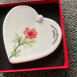 Personalised Birthday Gift for Her March Birth Flower March Birthday ...