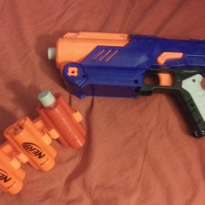 Nerf Compatible Single Shot MEGA Shell for Nerf N-strike Elite Trilogy ...