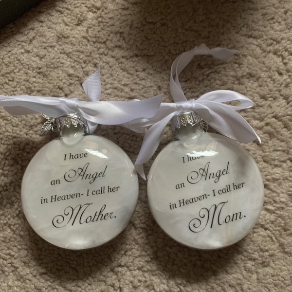 Father Memorial Ornament in Memory of DAD Christmas Angel in Heaven I ...