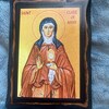 Saint David of Wales Handmade Wood Icon on Plaque - Etsy