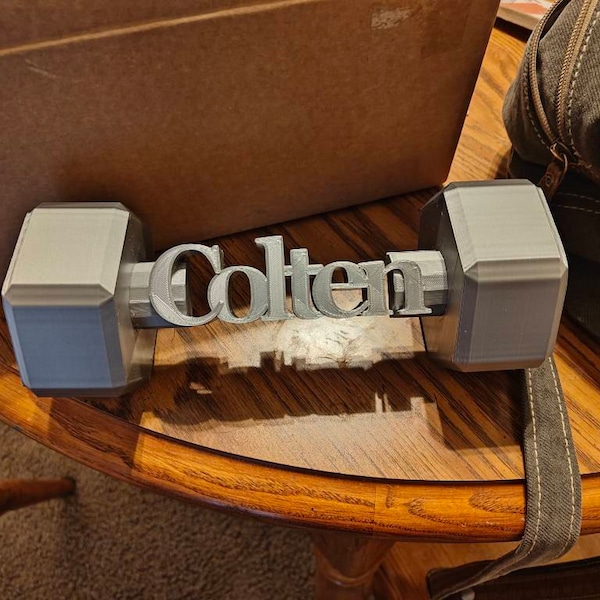 Personalized Full Size Dumbbell - Etsy