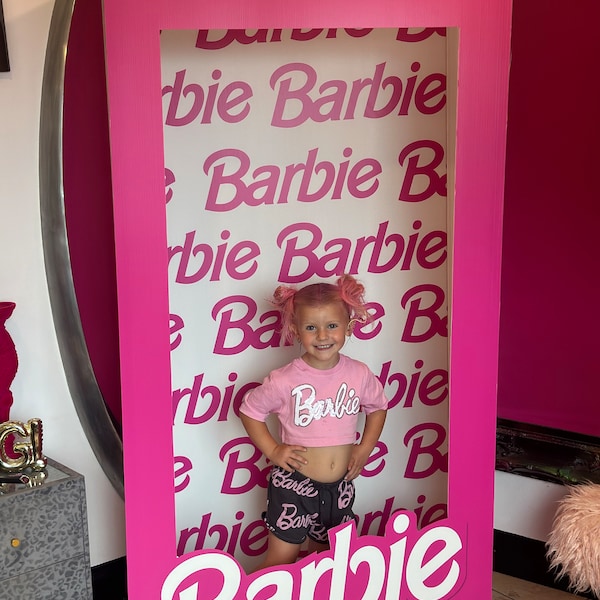 6ft High Life Size Barbie Box Prop Events Signage Selfie Signs Barbie ...
