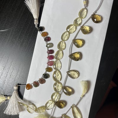 Grapholite Smooth Tumble Shape Gemstone Beads Strand 4 Inch Strand ...