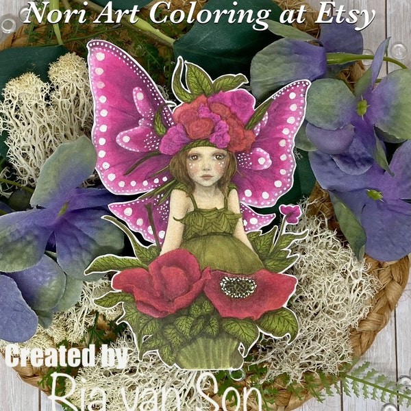 30 Cute Little Fairies Set 1 Coloring Pages | Printable Adult Coloring ...