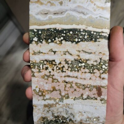 Prairie Agate Lapidary Slab Natural Stone Not Polished for Cabbing - Etsy