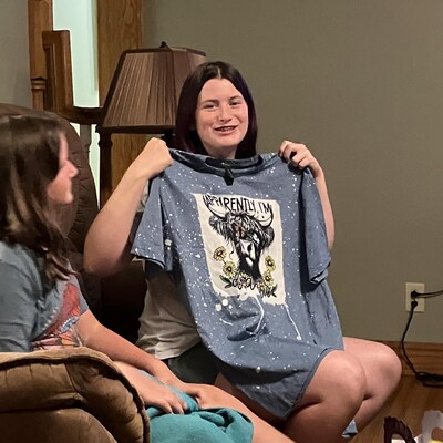 Cheer Mom Personalized Bleach T Shirt for Women, Add Your Own Photo ...