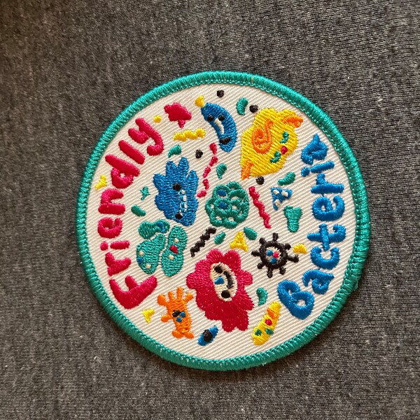 Friendly Bacteria Iron on Patch - Etsy