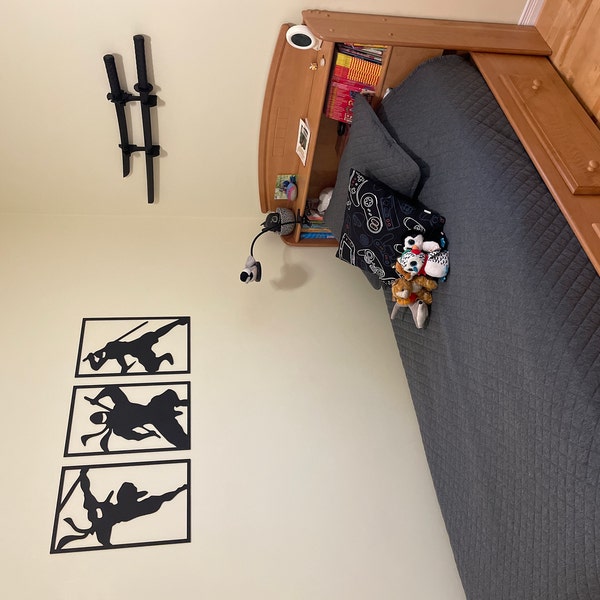 Ninja Wall Decor - Shinobi Wall Art - Assassin Wall Sign - Nursery ...