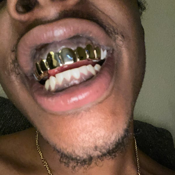 6 Teeth (rhodium Diamond Cut Tips) - Etsy