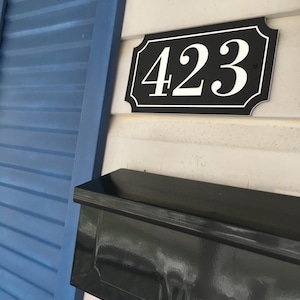 6 Inch Traditional & Modern House Numbers Letters | Etsy