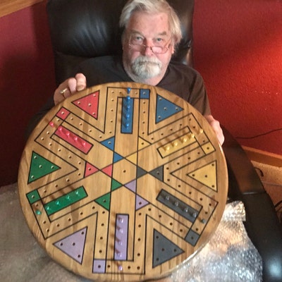 Fast Track 18 or 24 Maple amishcountry Game Board W/cards ...