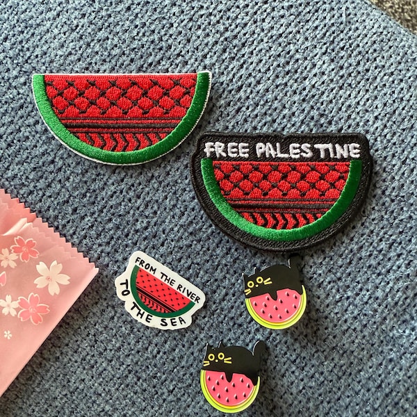 Palestine Watermelon Enamel Pin Gifts That Support Palestinian ...