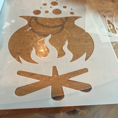 Record Stencil, Reusable Record Stencil, Art Stencil DIY Craft Stencil ...