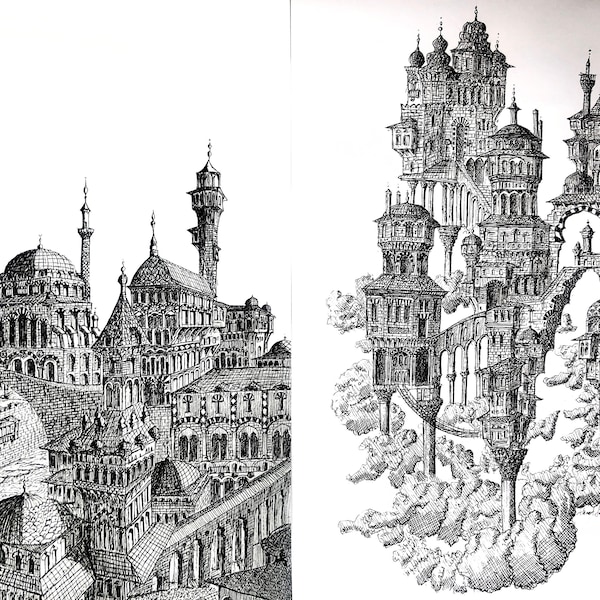 Collection of 25 Minarets - Islamic Wall Art Prints | Ornaments of the ...