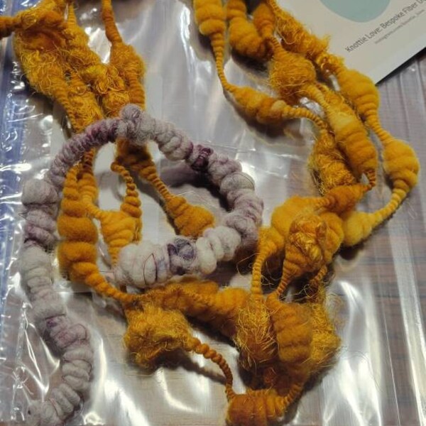 5 Yards Art Yarn Handspun Yarn Coiled Yarn Bobble Yarn Art Yarn for ...