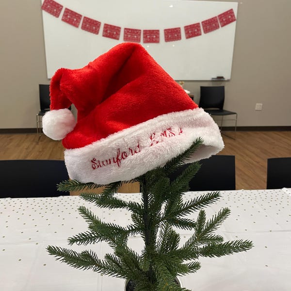 Santa Hat, Holiday Gift, Customizable Personalized Embroidered Hat ...