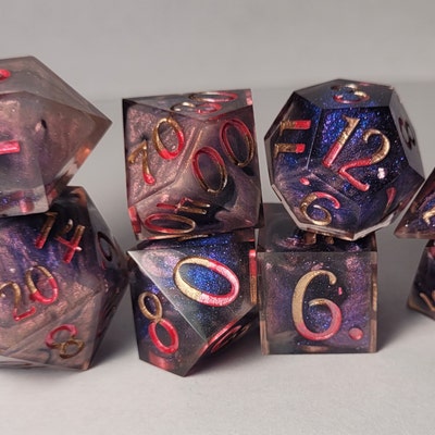 Channel Divinity 7 Piece D&D Dice Set - Etsy