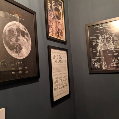 Neil Armstrong Quotes, Decor, Canvas, Moon Landing Poster Print, Apollo ...