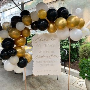 COPPER TABLE NUMBER Stand/display s-frame Tall | Etsy