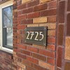 Arts and Crafts Address Sign Engraved Designer House Numbers. Choice of ...