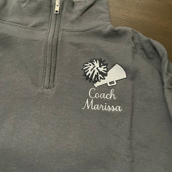 Cheer Coach Personalized Pullover Sweatshirt - Etsy