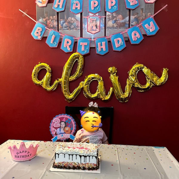 Bubble Gum Ms. Rachel Glitter Cake Topper - Etsy